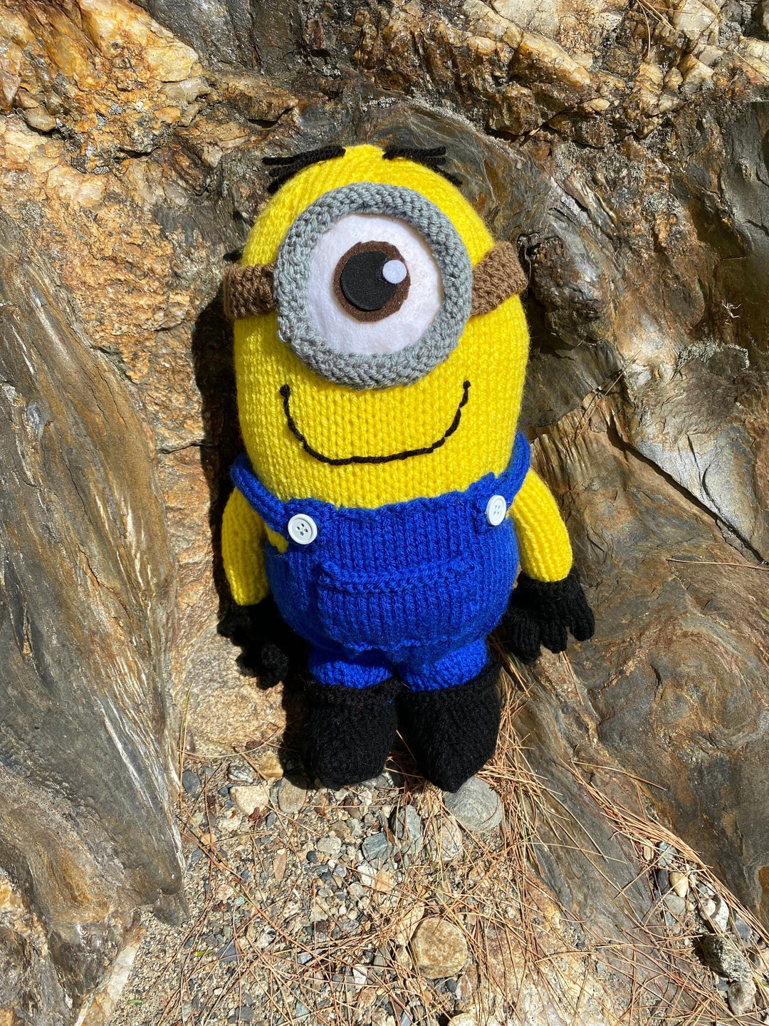 Stuart // Stuart the Minion // Stuart From Despicable Me // Knitted ...