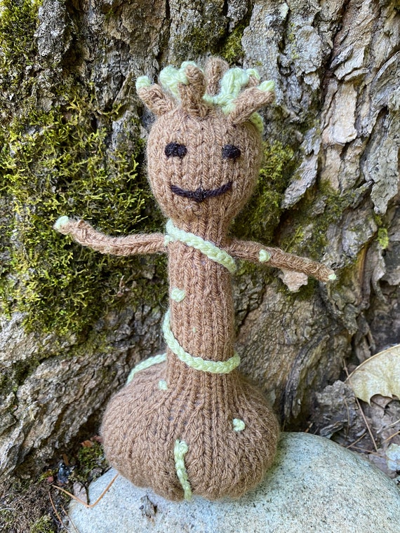 Baby Groot // Knitted Baby Groot // Groot From Guardians of - Etsy