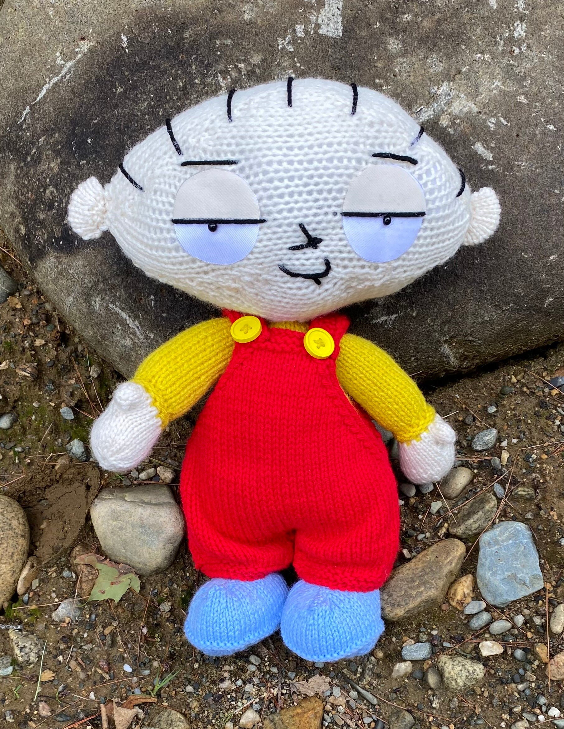 Stewie Griffin //. Hand Knit Stewie Griffin From Family Guy // Stewie ...