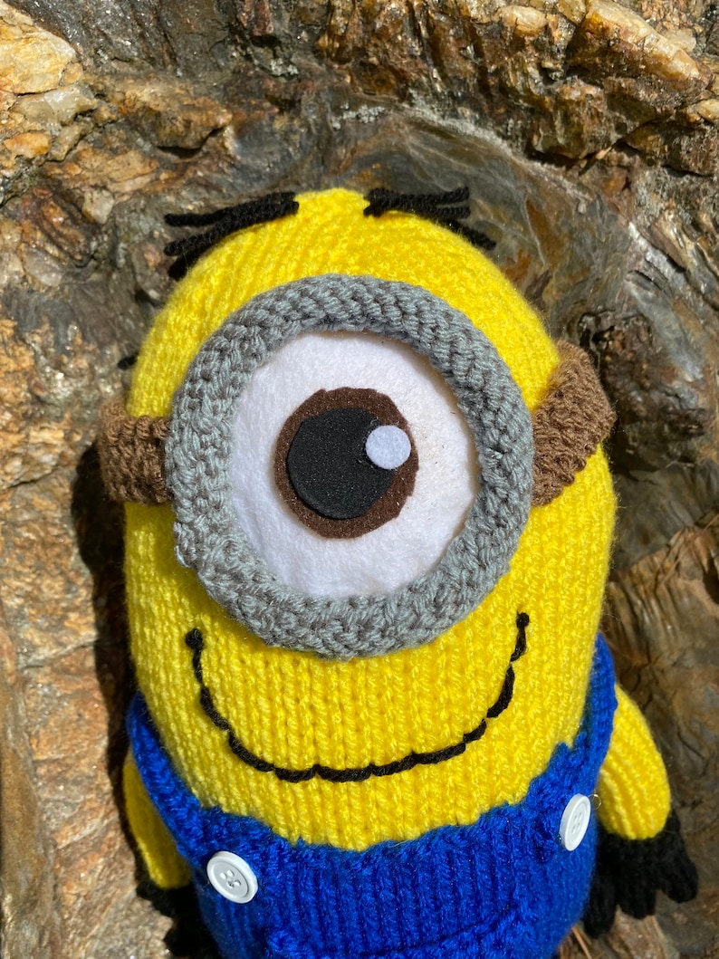 Stuart // Stuart the Minion // Stuart From Despicable Me // Knitted ...
