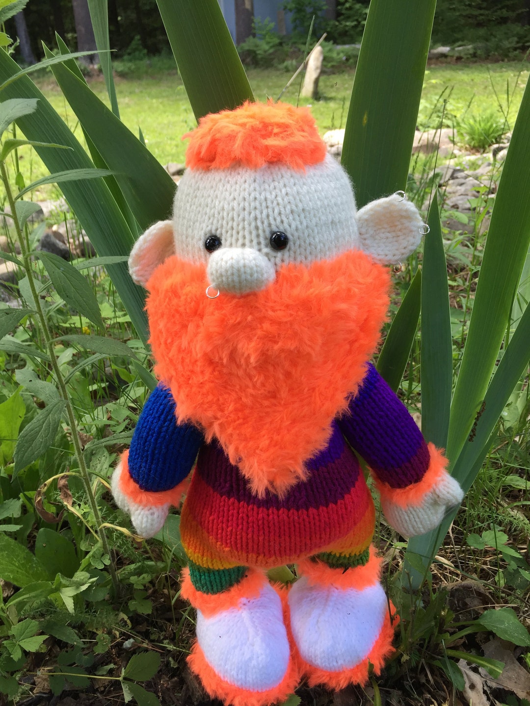 Nain arc-en-ciel // Nain de la fierté// Nain punk// Nain en peluche ...