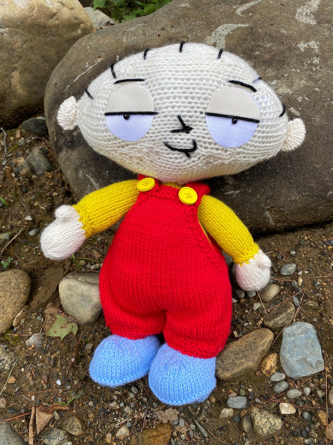 Stewie Griffin //. Hand Knit Stewie Griffin From Family Guy // Stewie ...