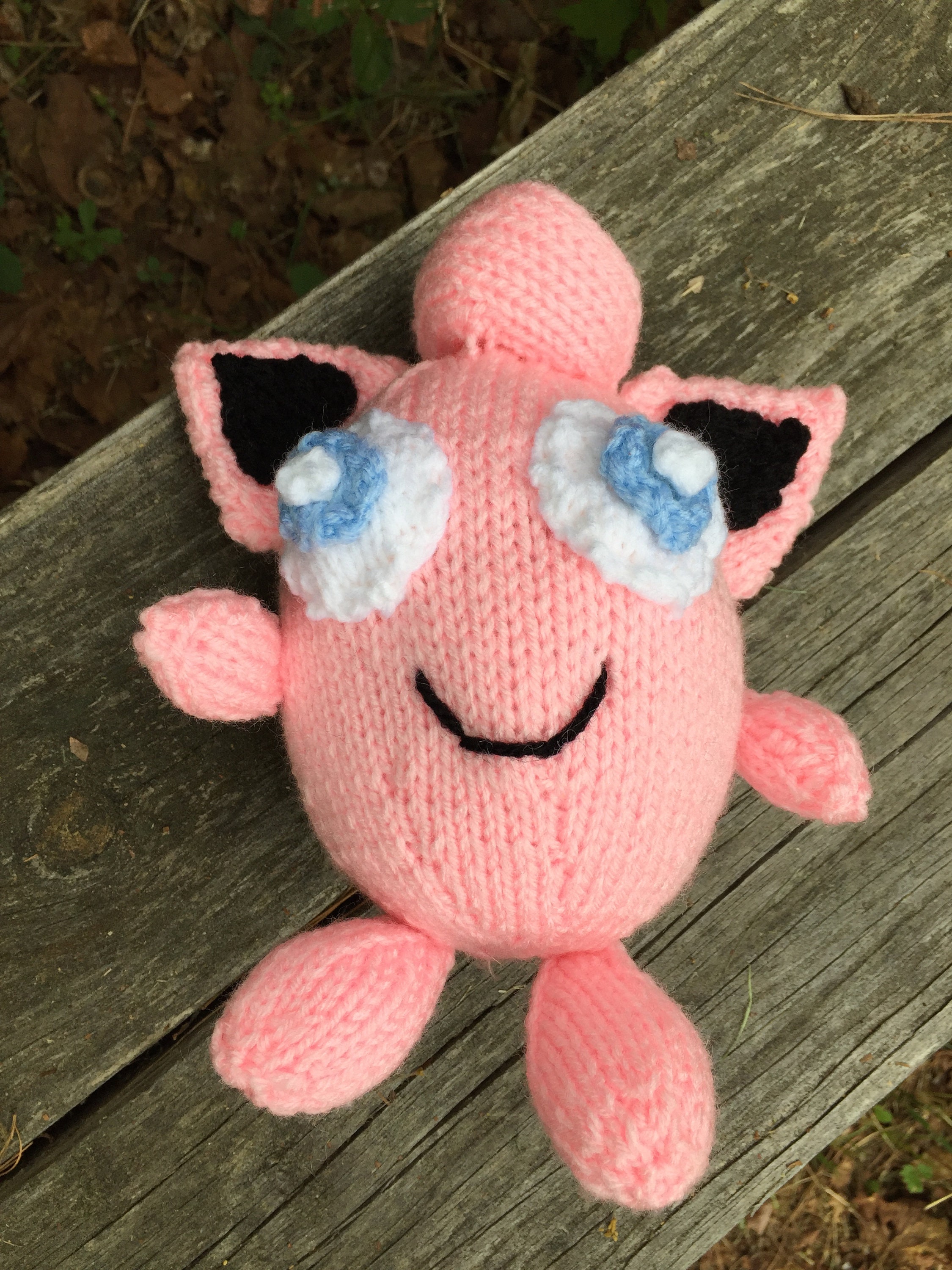 Jigglypuff // Pokémon Jigglypuff Toy // Hand Knit Jigglypuff Pokémon ...