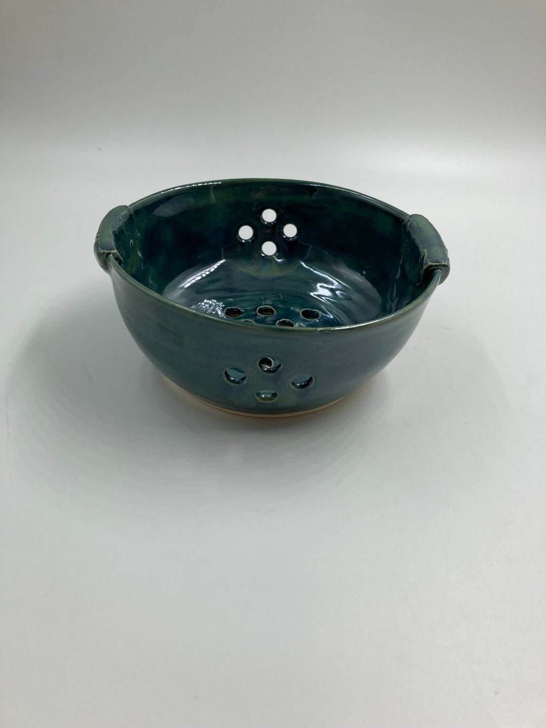 Small Green Berry Bowl, Wheel Thrown Berry Bowl, Fruit Bowl, Small ...