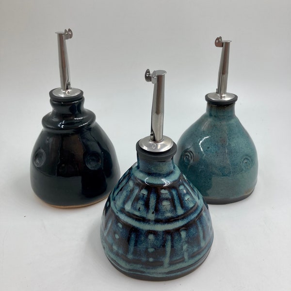 Ceramic Oil Bottle - Etsy