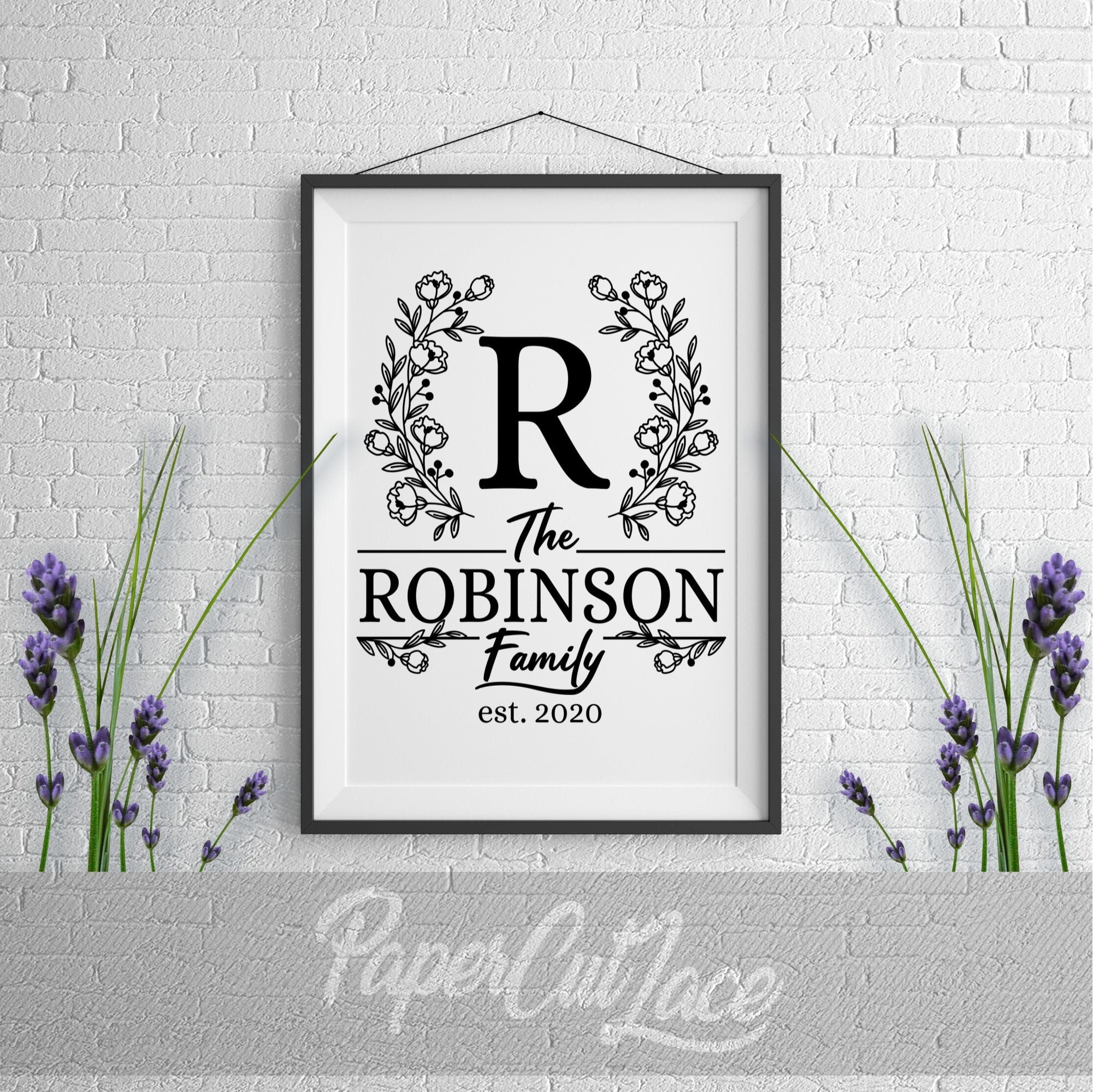 Family Last Name Sign SVG File Family Last Name Letter Floral Etsy family-last-name-sign-svg-file-family-last-name-letter-floral-etsy