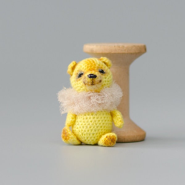Yellow Teddy Bear - Etsy
