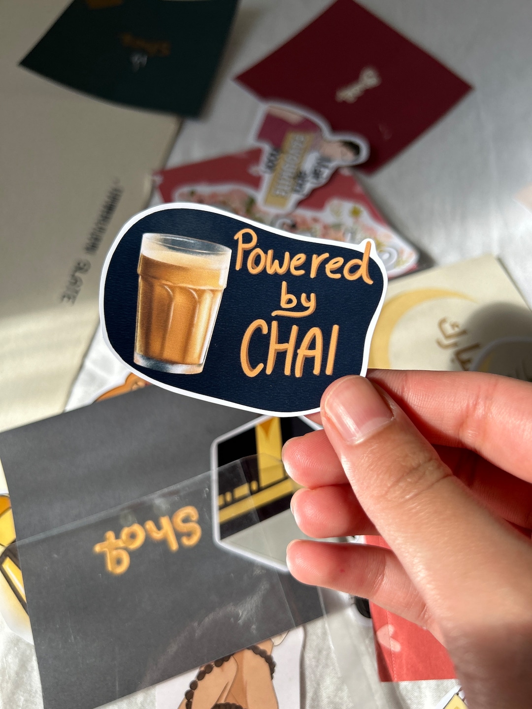 Powered by Chai Sticker - Etsy