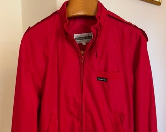 Red Members Only Jacket - Etsy
