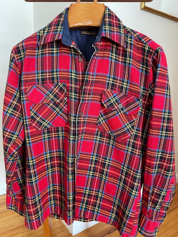vintage woodland plaid - Gem