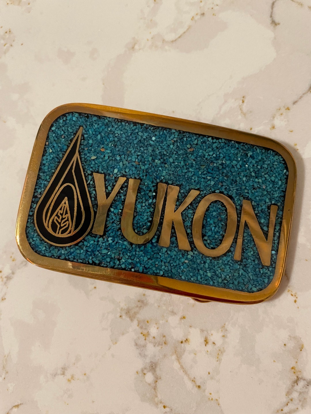 Vintage YUKON Belt Buckle | Dyna Buckle | Provo Utah | Solid Brass - Etsy