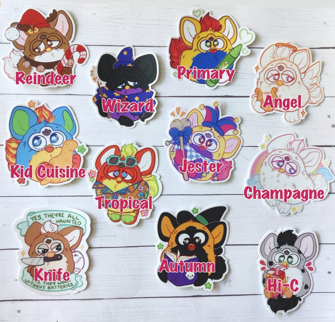 Furby Stickers - Etsy