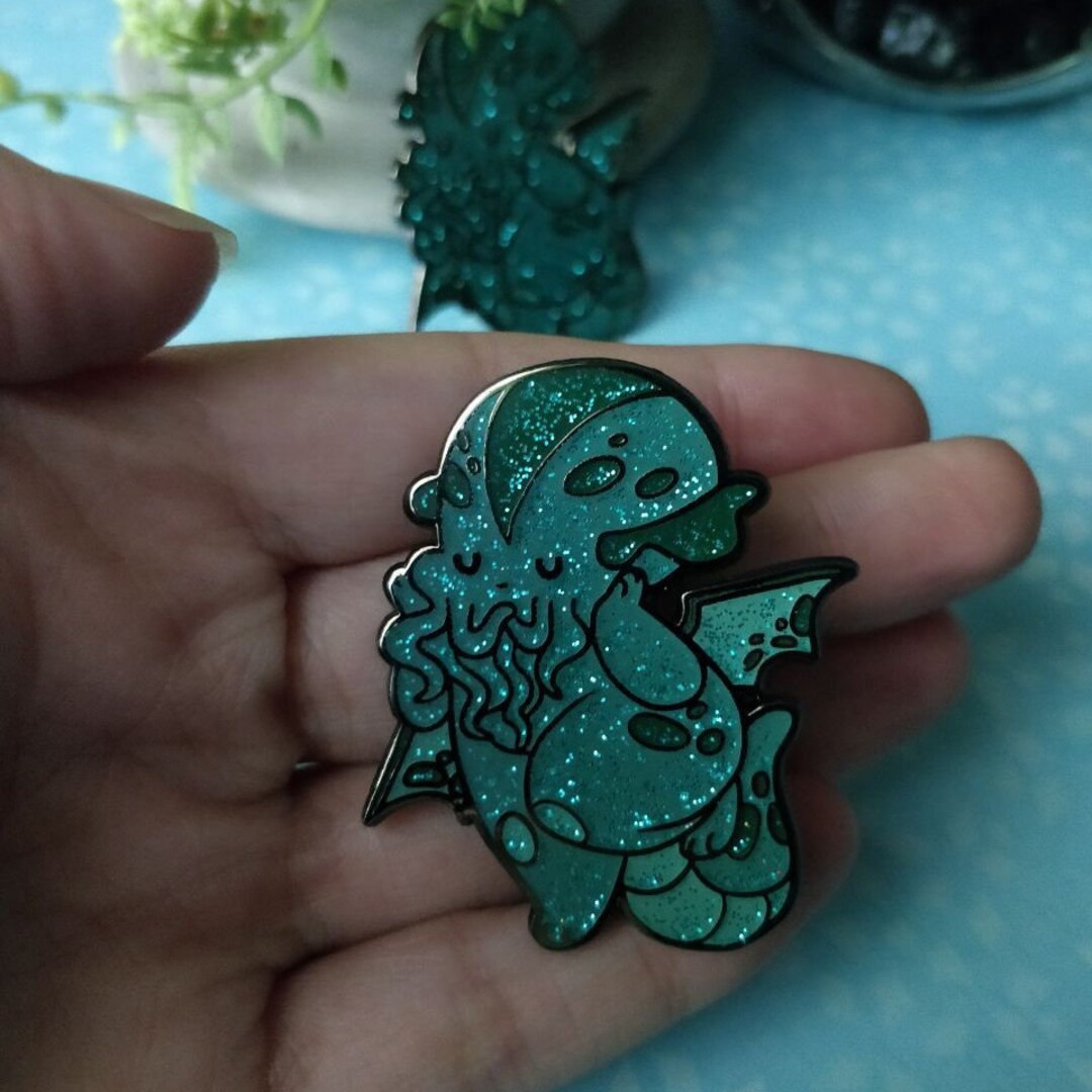 Cthuwu Enamel Pin - Etsy