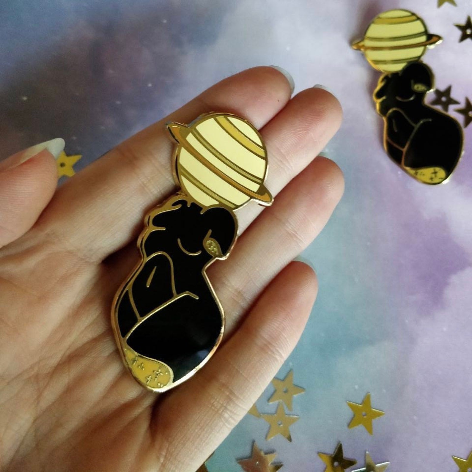 Gravity Enamel Pin - Etsy