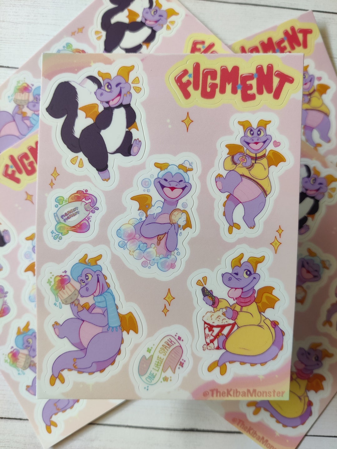 Figment Sticker Sheet - Etsy