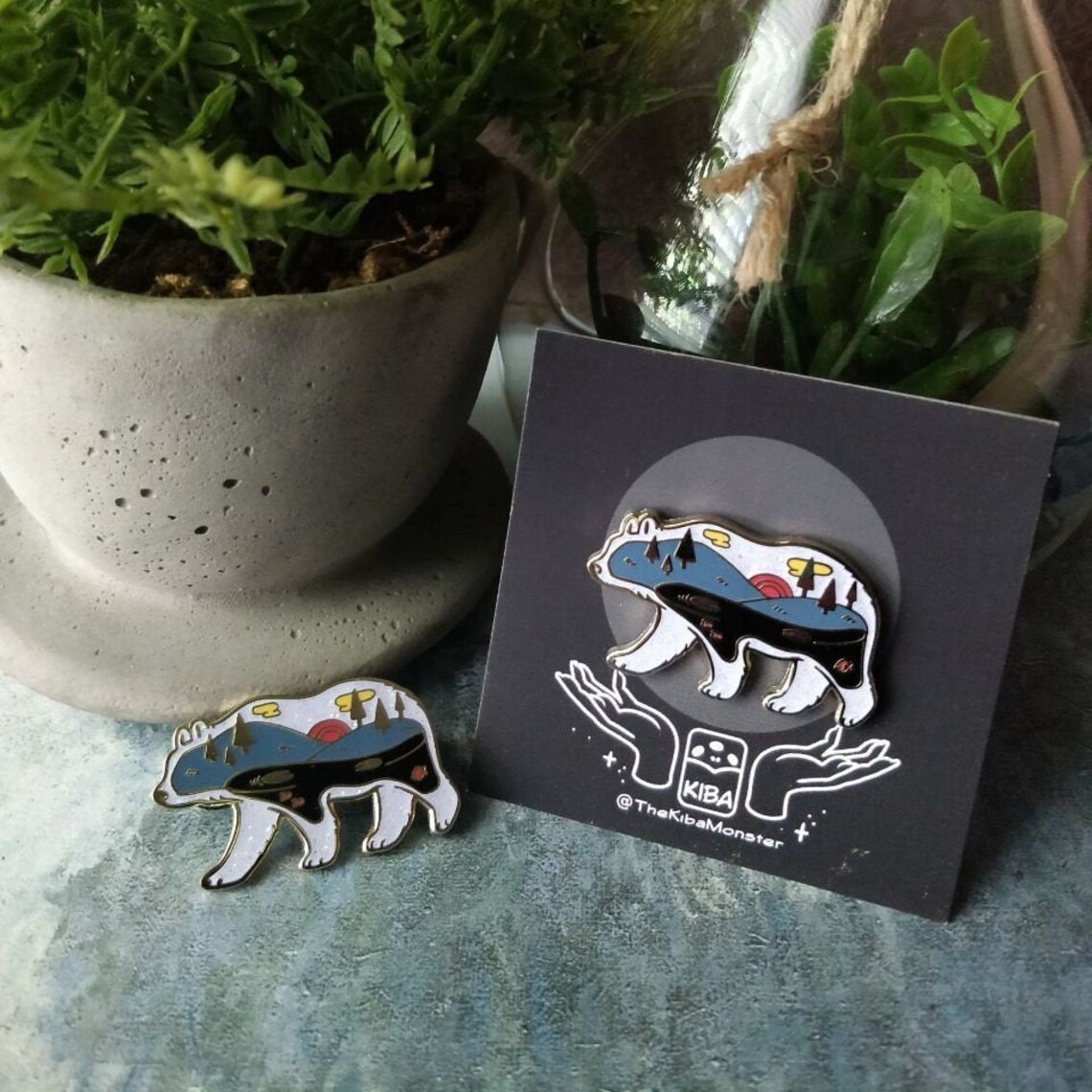 Spirit Bear Enamel Pin | Etsy