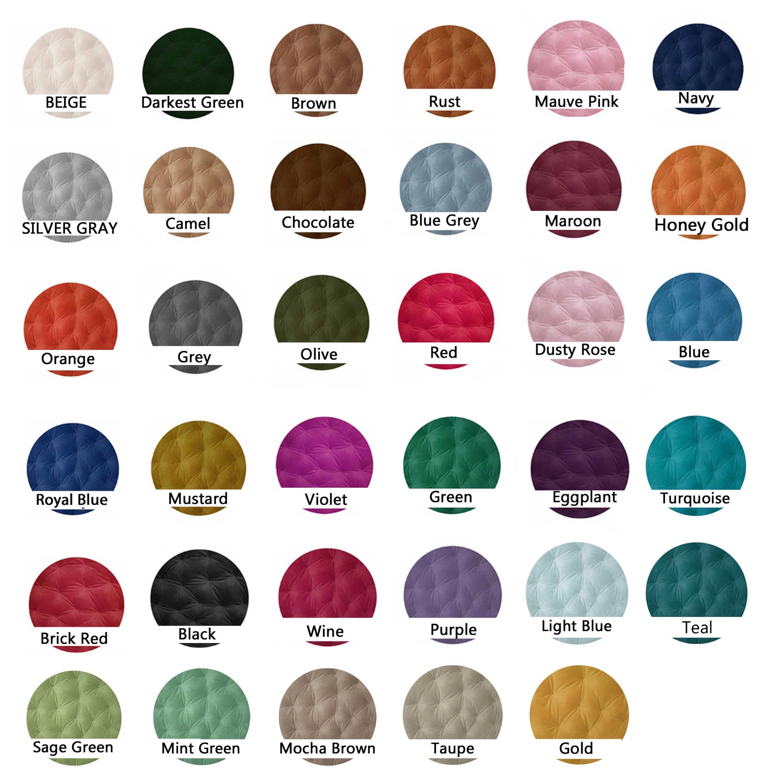 Infinity Collection Mint Green 16 Inch Round Reversible Tufted Plush ...