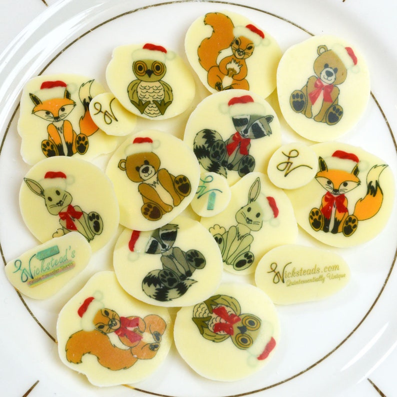 Edible Christmas Holidays Transfer Sheets Sugar Xmas Tree - Etsy