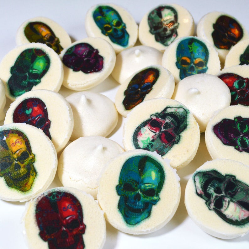 Edible Calavera Skulls Day of the Dead Transfer Sheets Sugar - Etsy