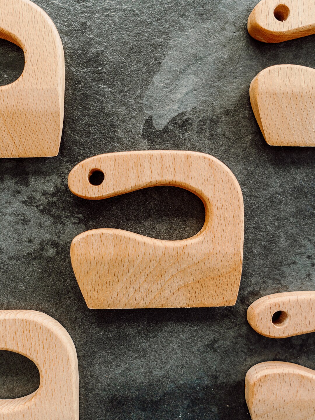 Wooden Childs Montessori Knife Role Play Toys - Etsy
