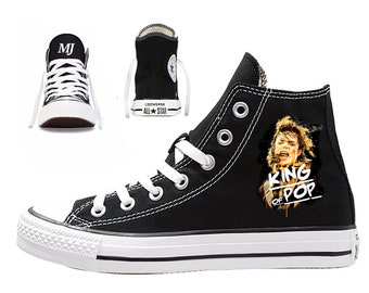 Michael Jackson Converse | Etsy
