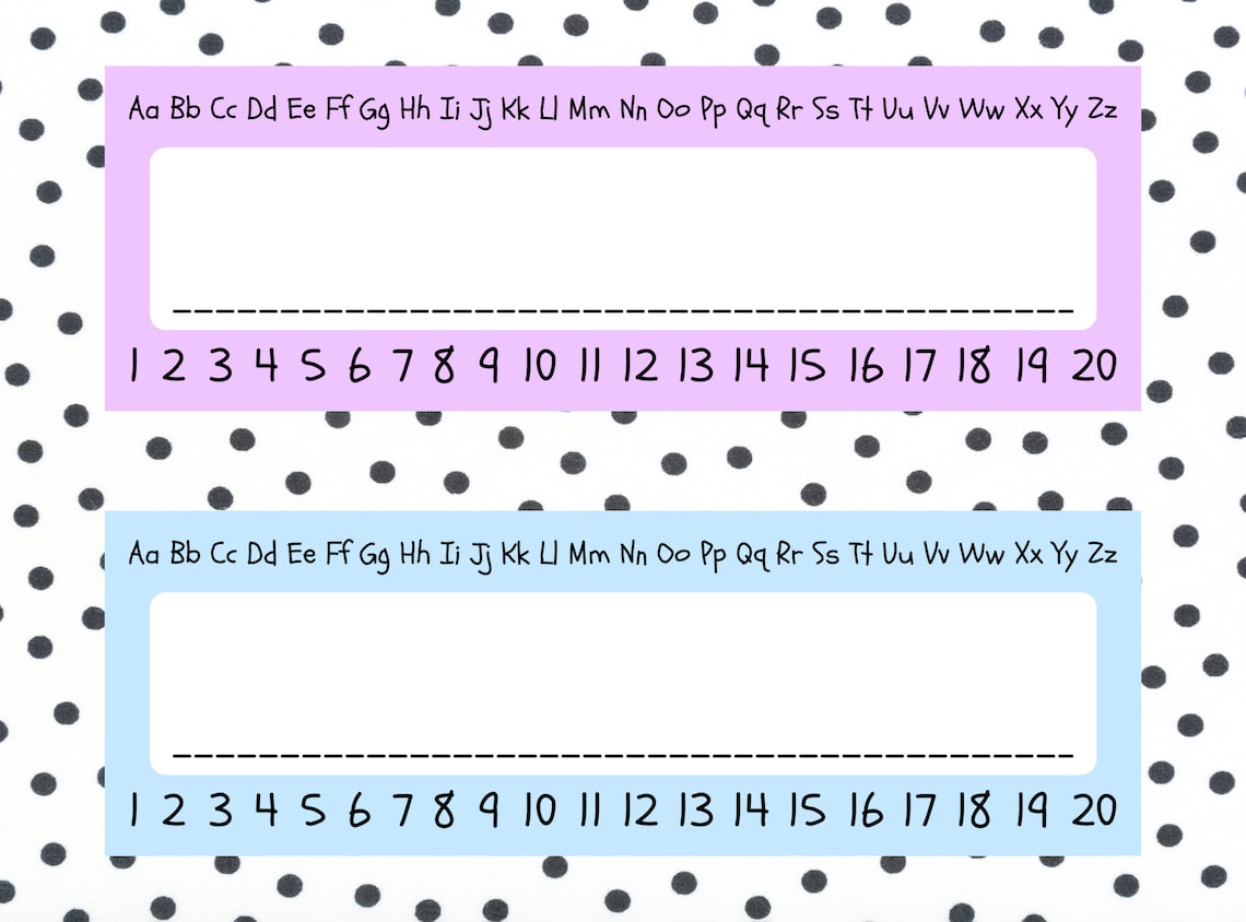 Printable Classroom Name Tags, Nameplates for Desks, Teacher Printable ...