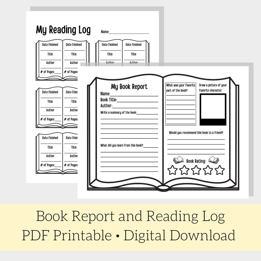 Homeschool Worksheets for Teachers, Book Report Template, Activity ...