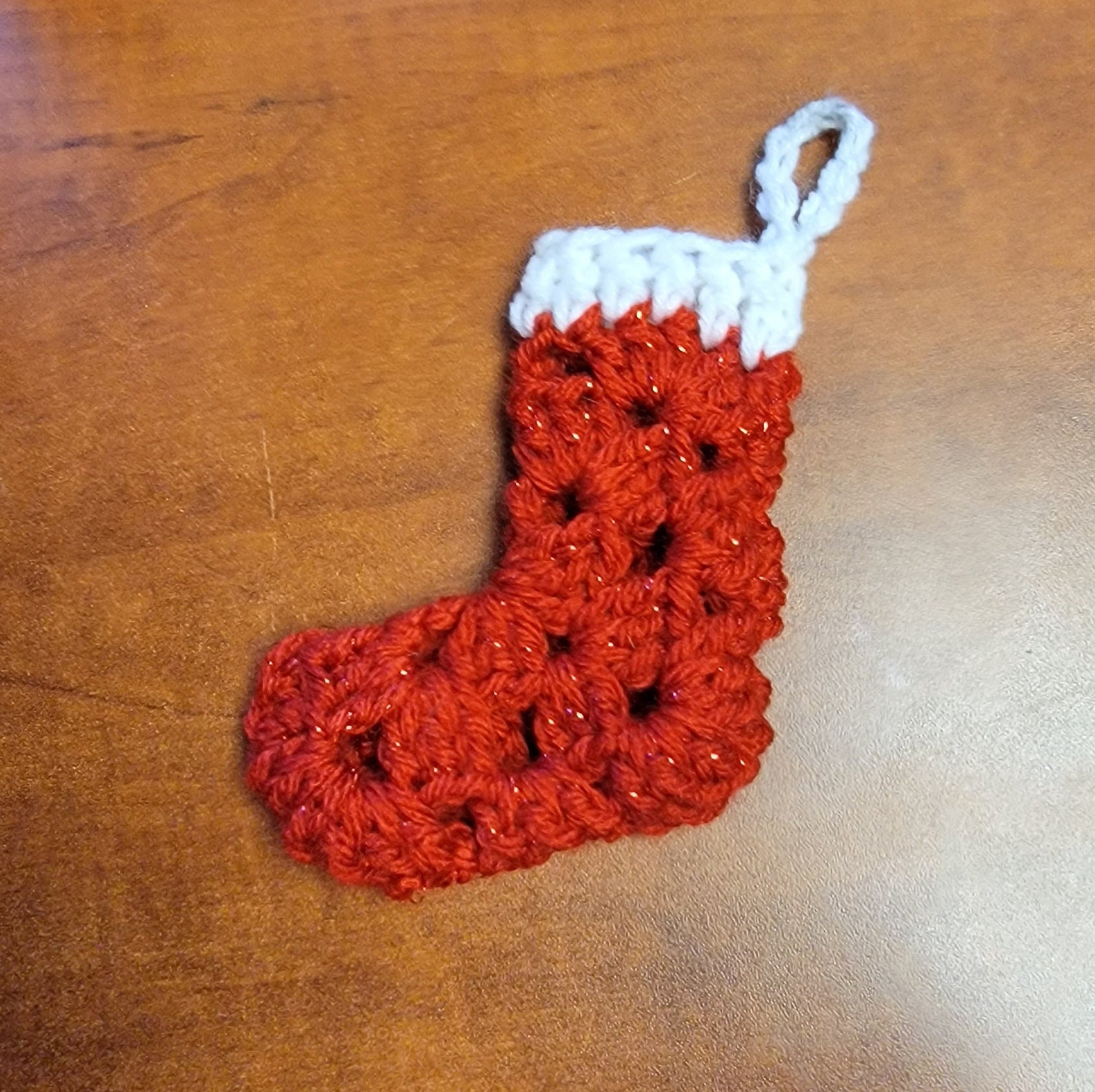 CROCHET PATTERN Mini Christmas Stocking, Granny Square Stocking, Quick ...