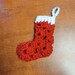 CROCHET PATTERN Mini Christmas Stocking, Granny Square Stocking, Quick ...