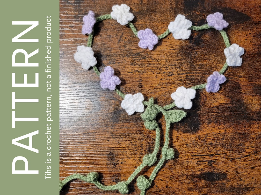 Crochet Flower Crown Pattern, Renaissance Festival Wearable (PDF ...