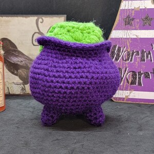 Crochet Witch Cauldron Bag PATTERN, Halloween Dice Pouch (digital ...