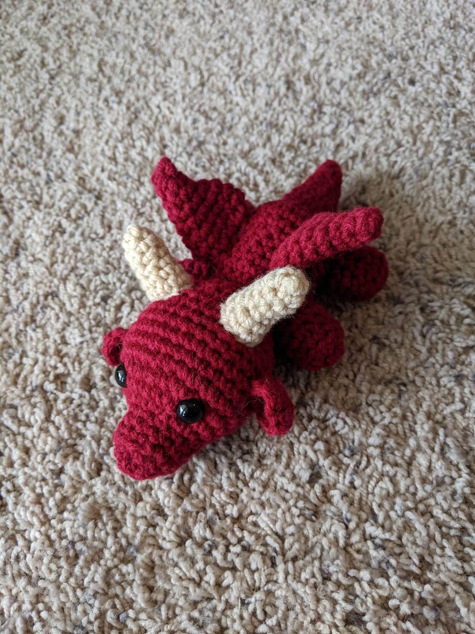 Baby Dragon Plushie, Custom Dragon Amigurumi, Handmade Dragon Plush - Etsy