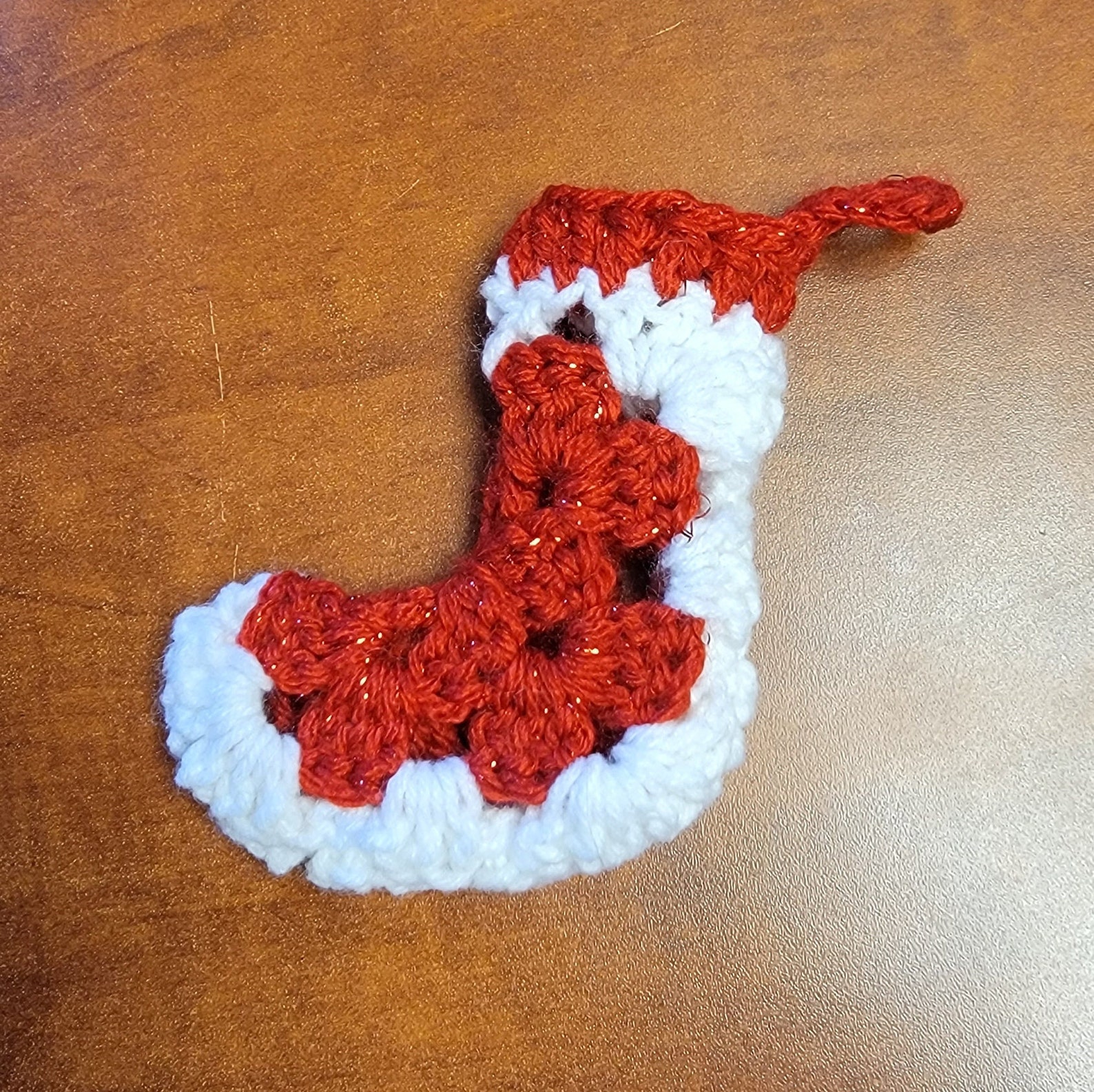 CROCHET PATTERN Mini Christmas Stocking, Granny Square Stocking, Quick ...