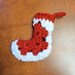 Crochet Mini Christmas Stocking Pattern, Granny Square (PDF Pattern) - Etsy