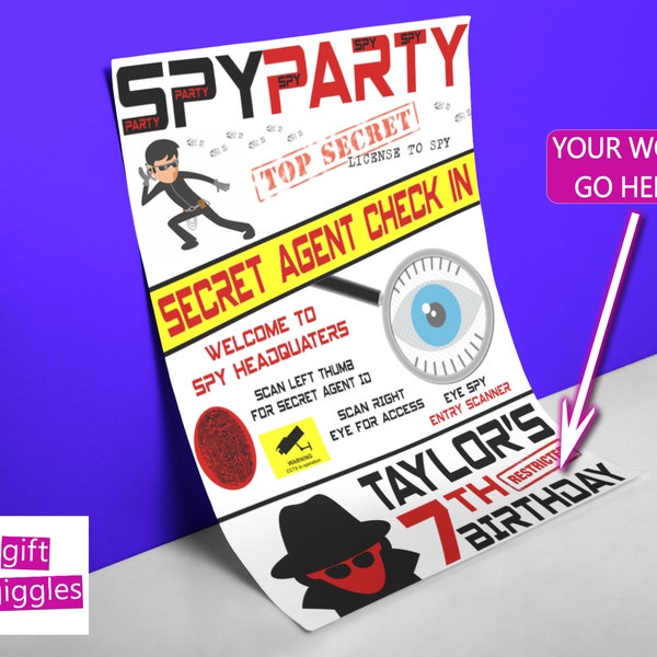 Spy Party - Etsy UK