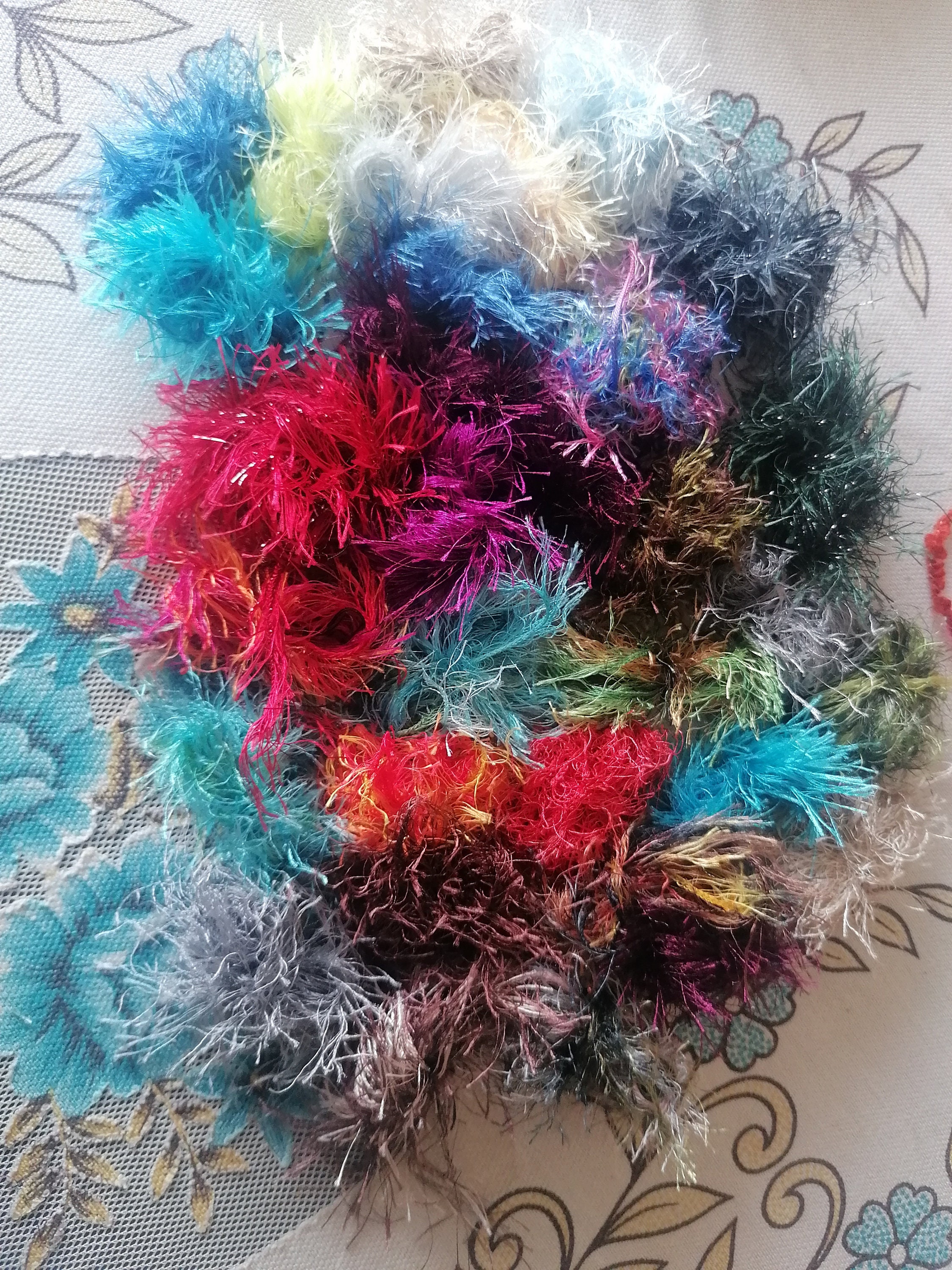 Eyelash Yarn Random Bundle, 10/20/30 X2 Merers Just Eyelash Yarn. - Etsy