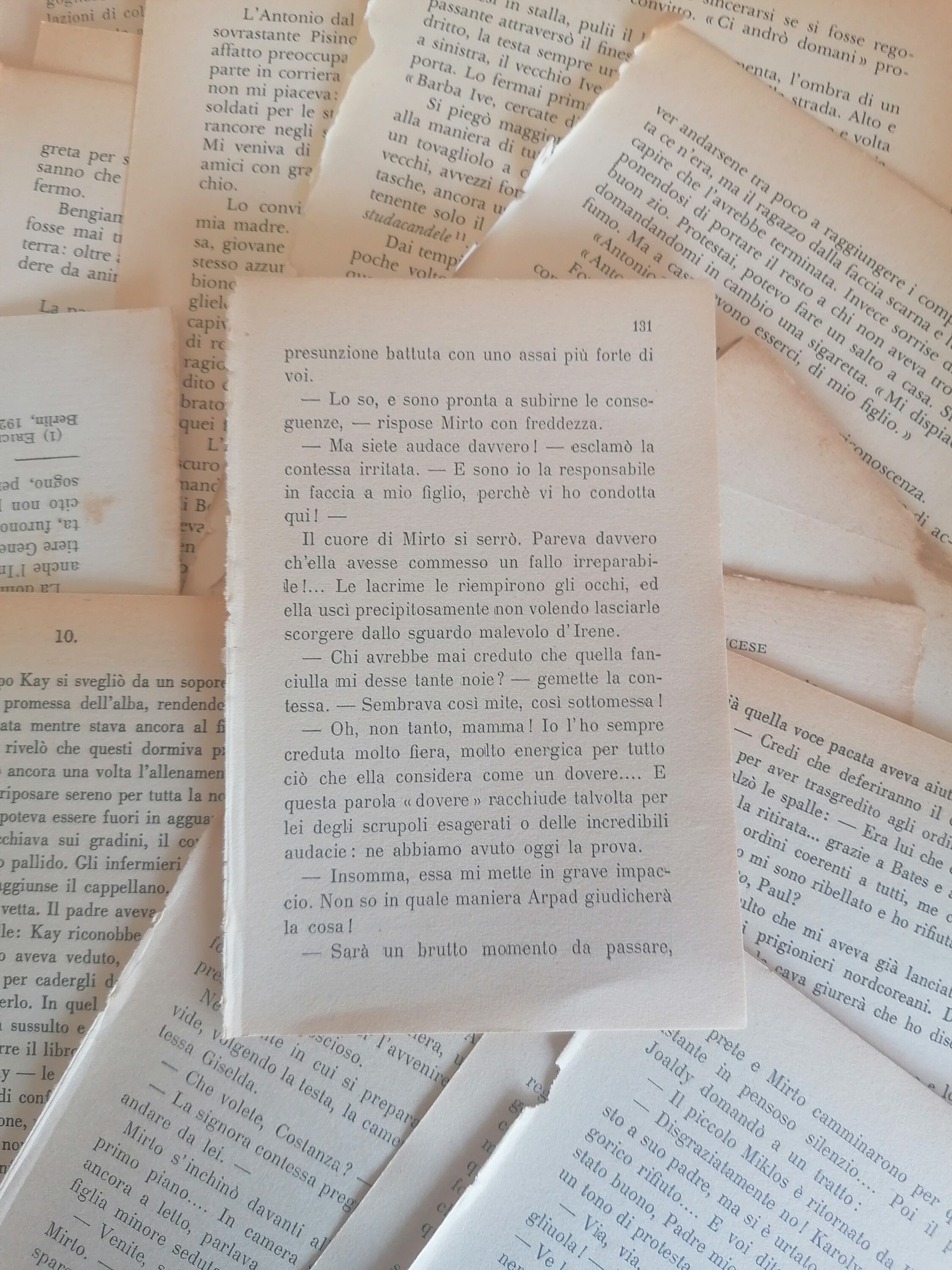 Vintage Book Pages (25), Italian Old Book Pages, Paper for Draft, Junk ...