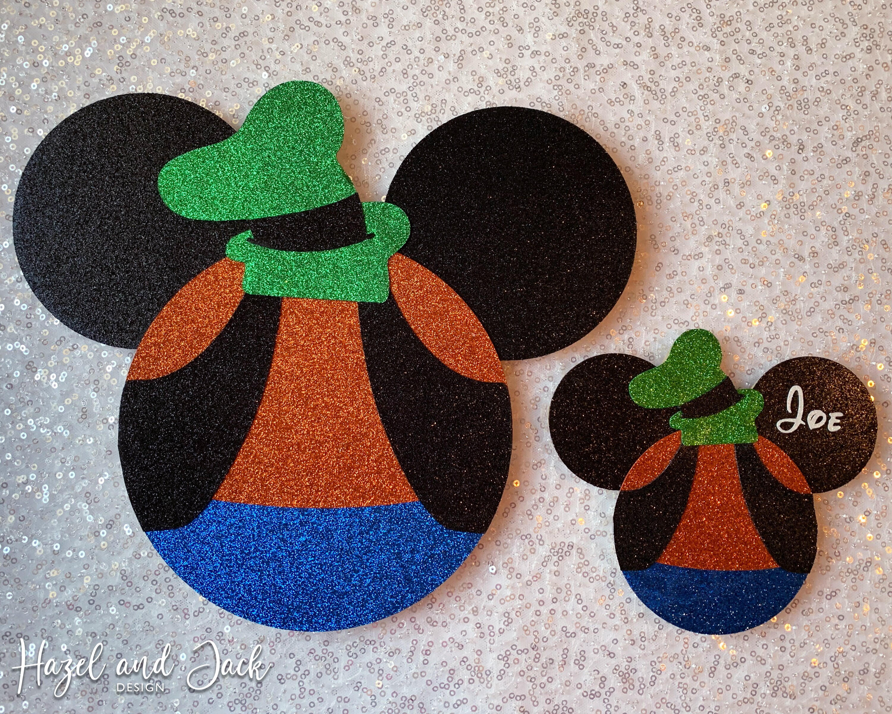 Goofy Sparkly Wooden Door Decor Magnet for Disney Cruise | Etsy