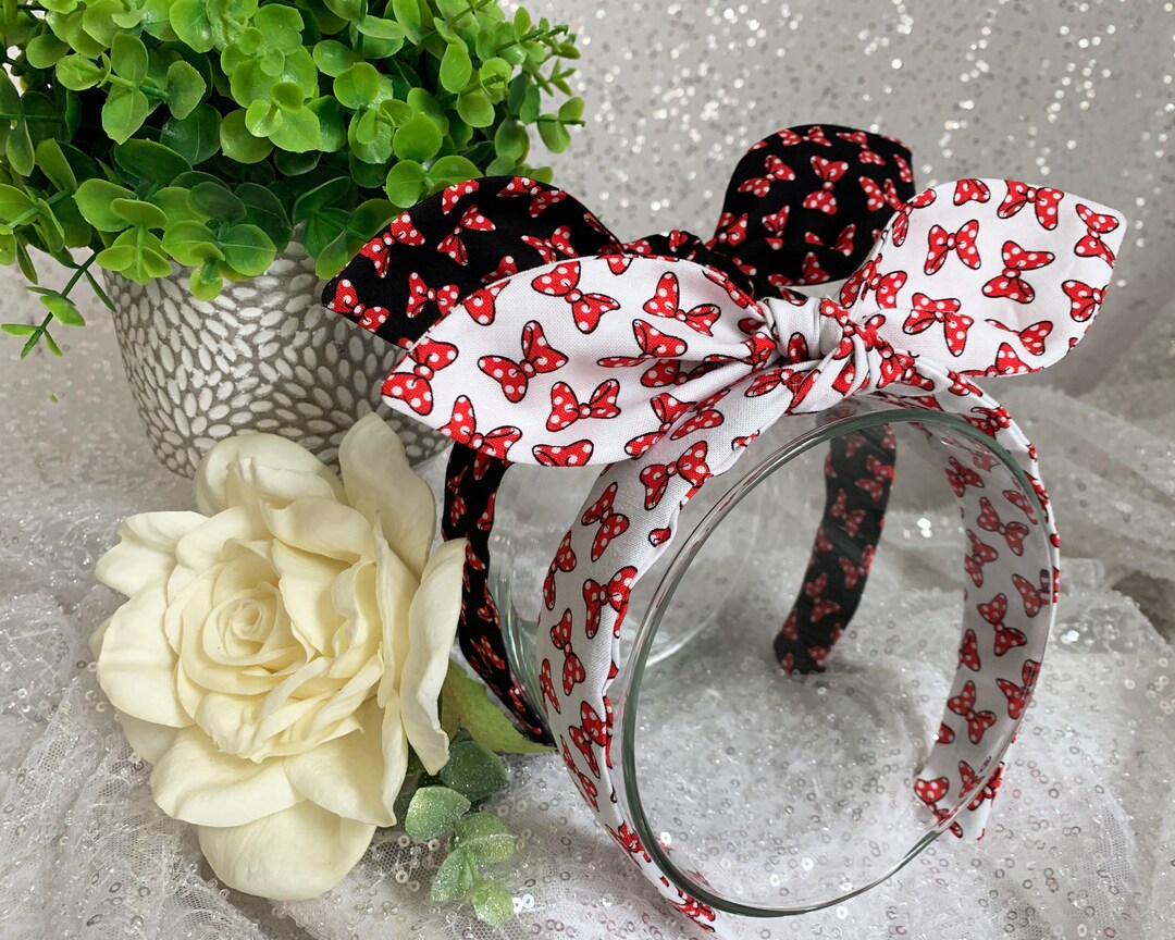 Rock the Dots Hand-knotted Bow Headbands. Retro Top Knot. Women's Hair ...
