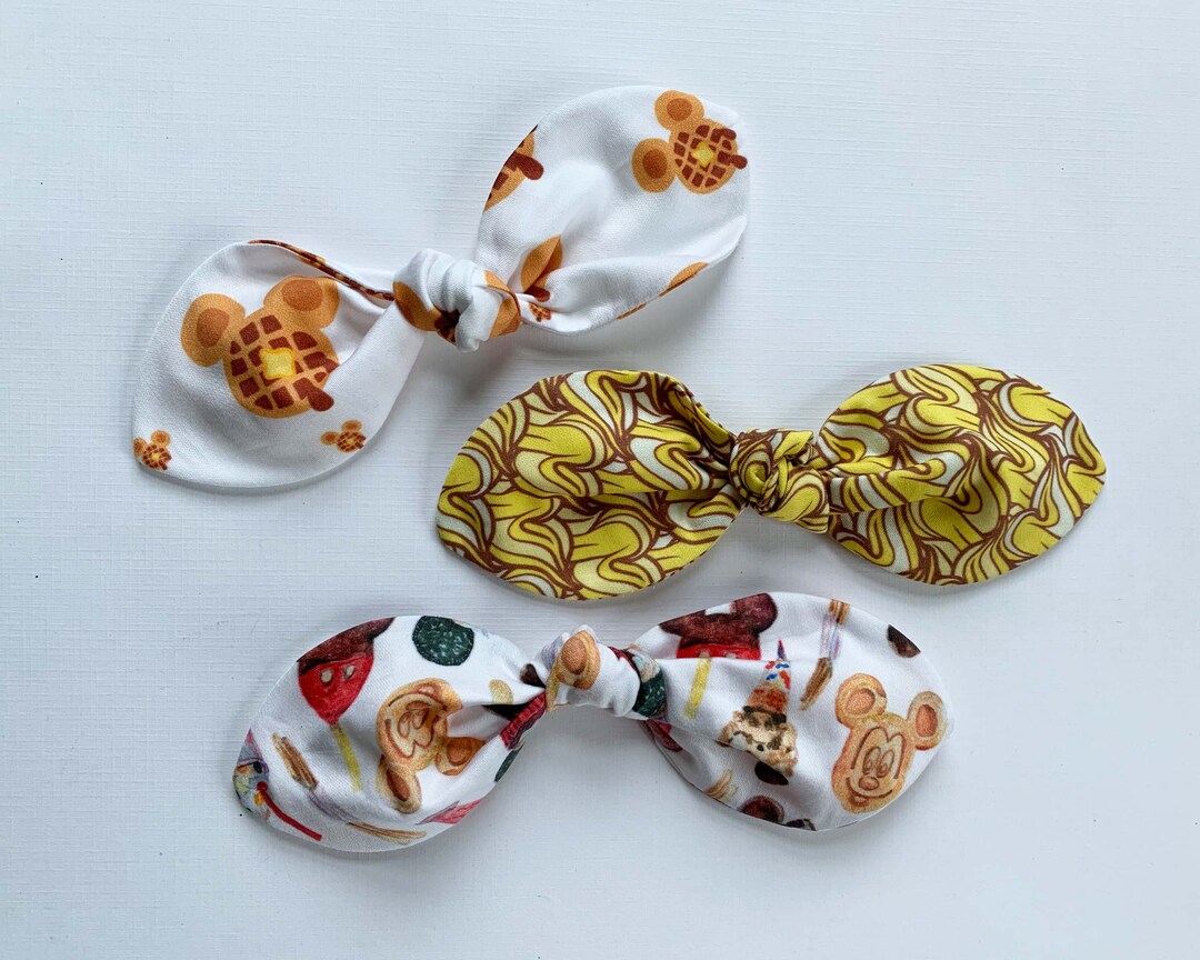 Park Snacks Inspired Hand-knotted Hair Bow. Dole Whip Hair Bow. Women's ...