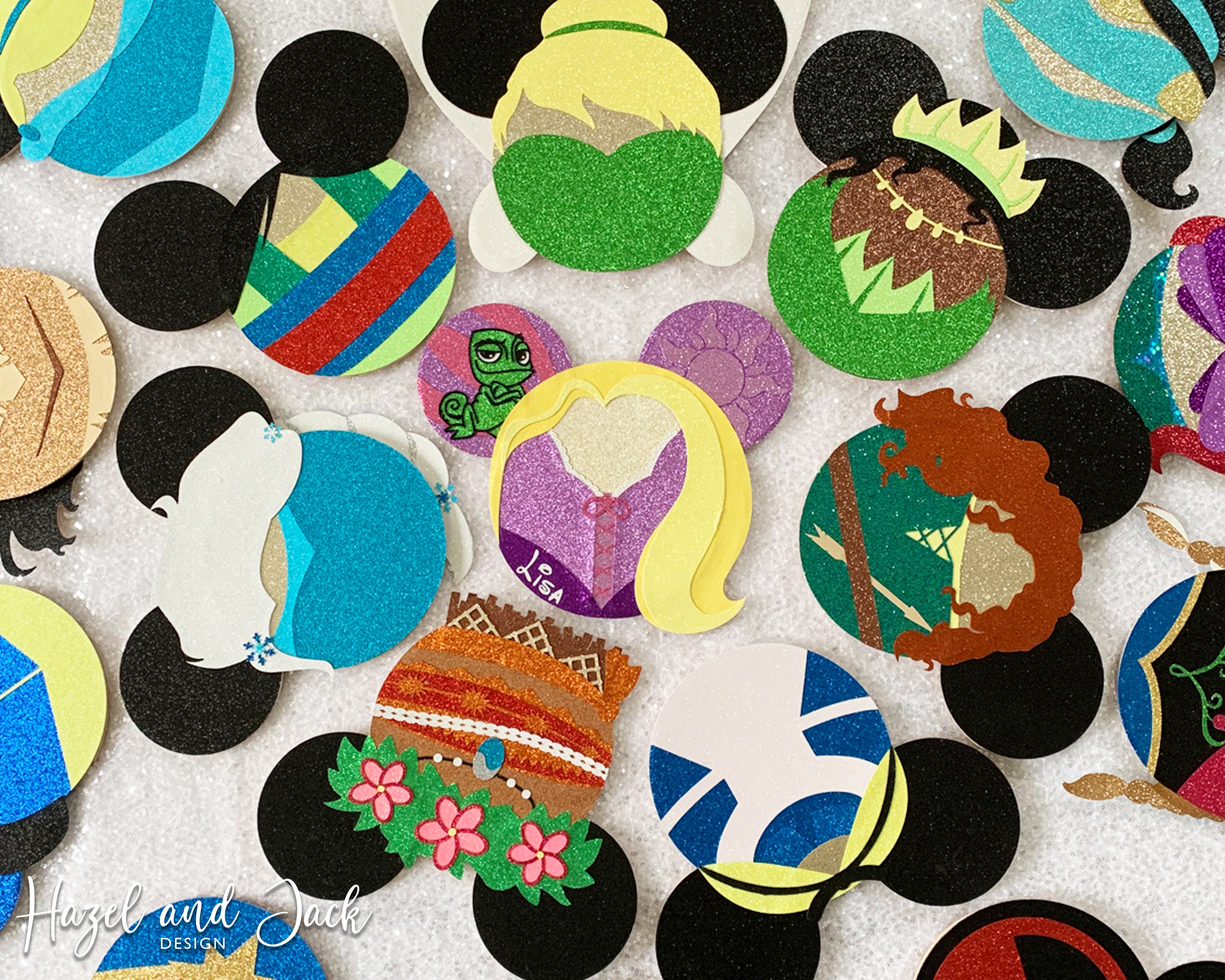 Merida brave Sparkly Wooden Door Decor Magnet for Disney | Etsy