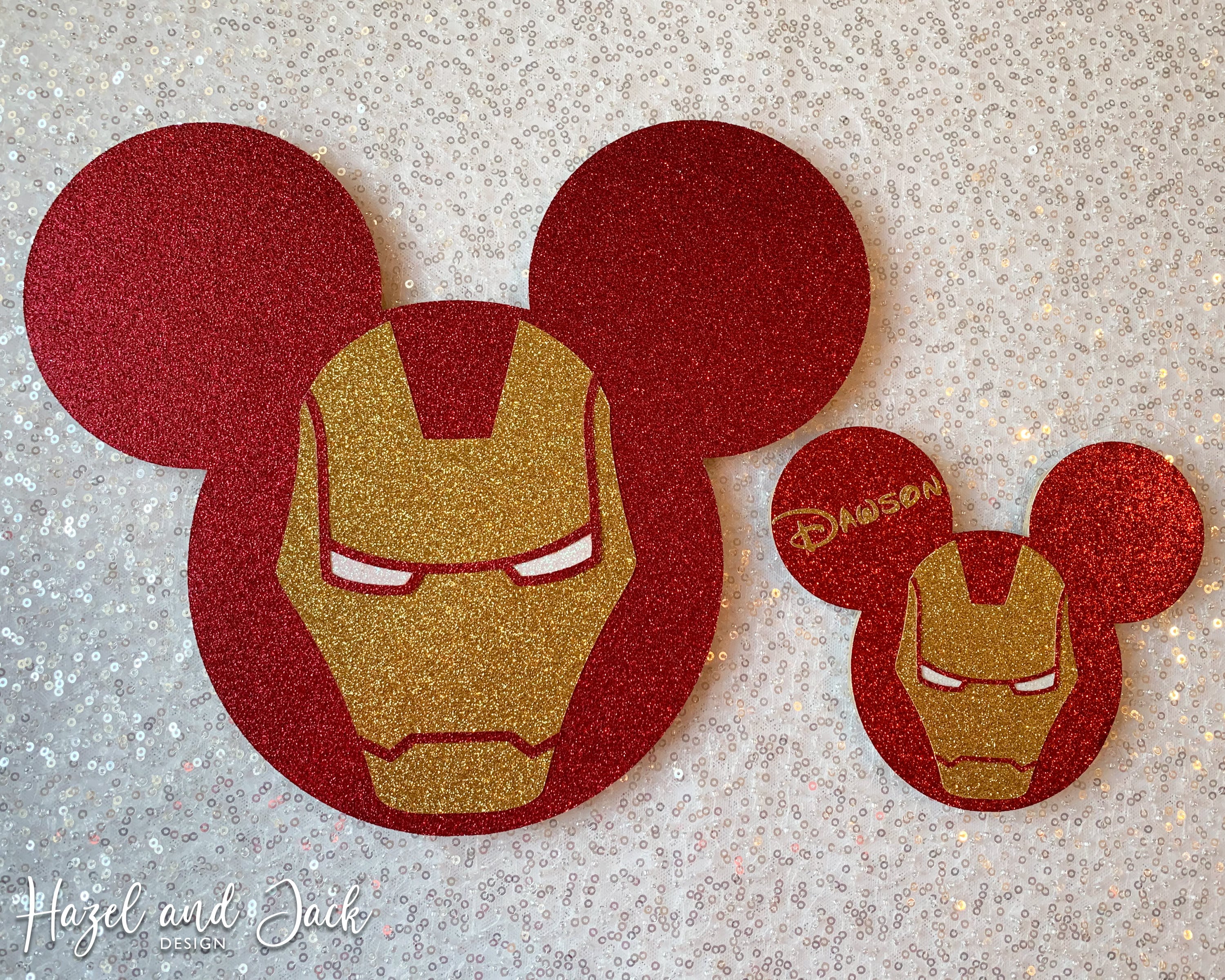 Iron Man marvel Sparkly Wooden Door Decor Magnet for Disney | Etsy