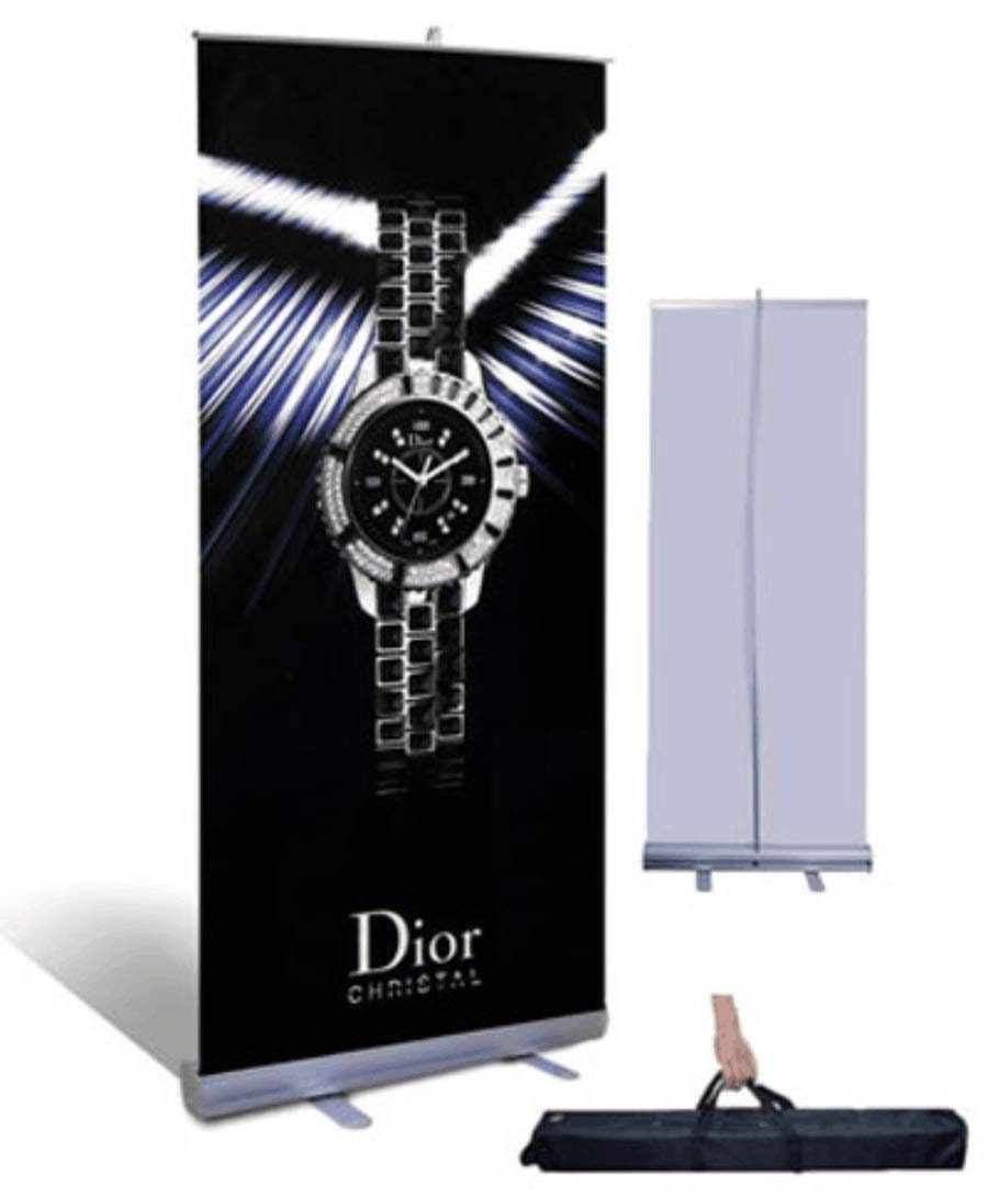 Retractable Banner Stand, Roll up Banner Stand 33 X 79 for Trade Show ...