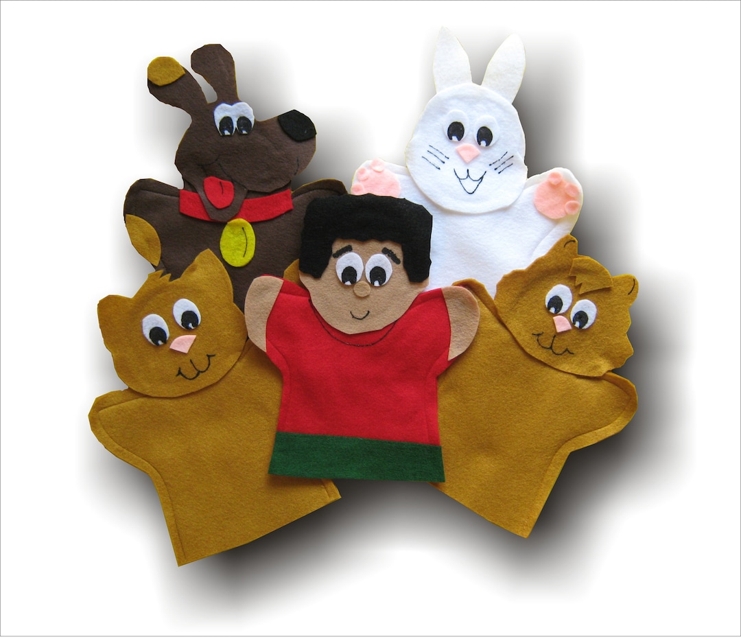 AIM Language Learning Puppets: French Story Set of 5 - Etsy