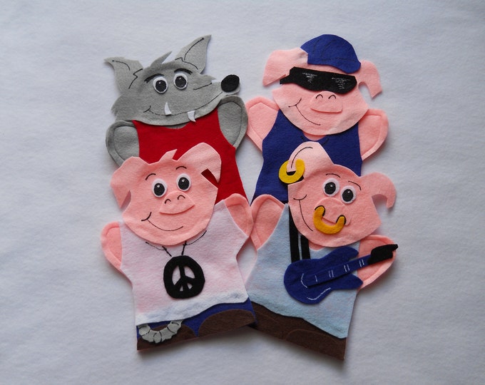 French Puppet, Guignol Hand Puppet, 1800s, Monsieur Bourgeois, Hand ...