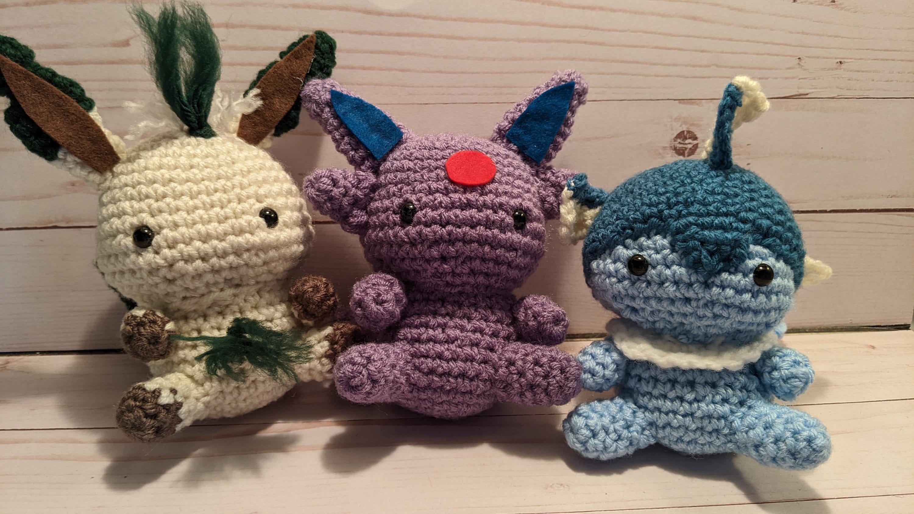 Vaporeon Plush Pattern
