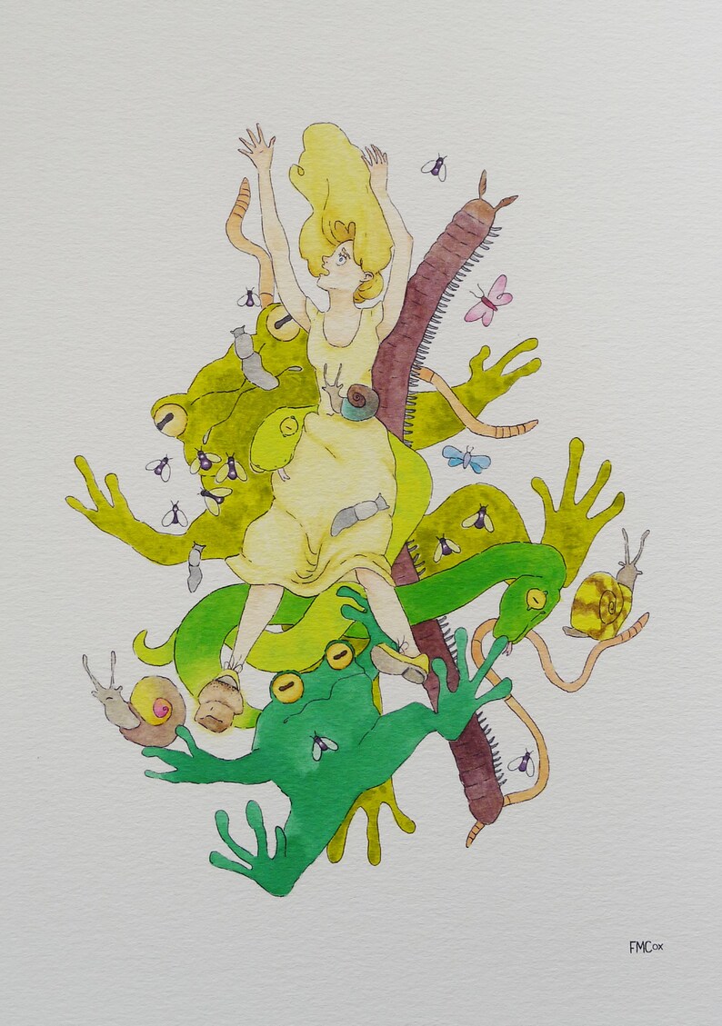 The Girl Who Trod on the Loaf Fairytale Giclee Print, Fairytale ...