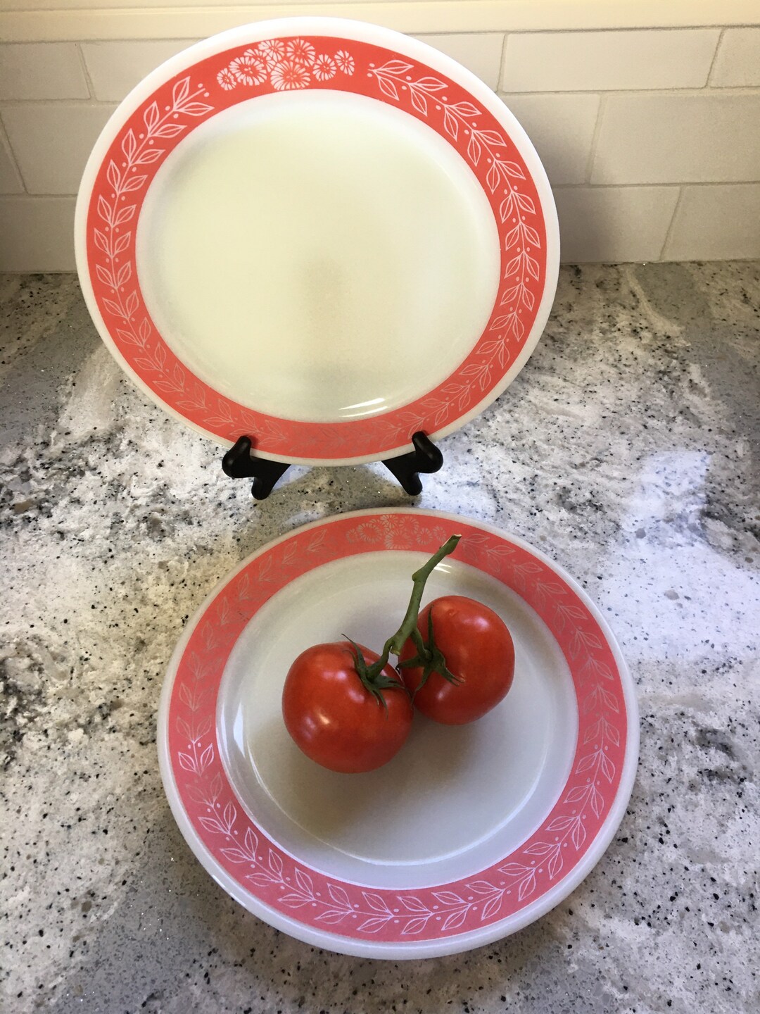 Vintage Pyrex Dinner Plates Revel - Etsy