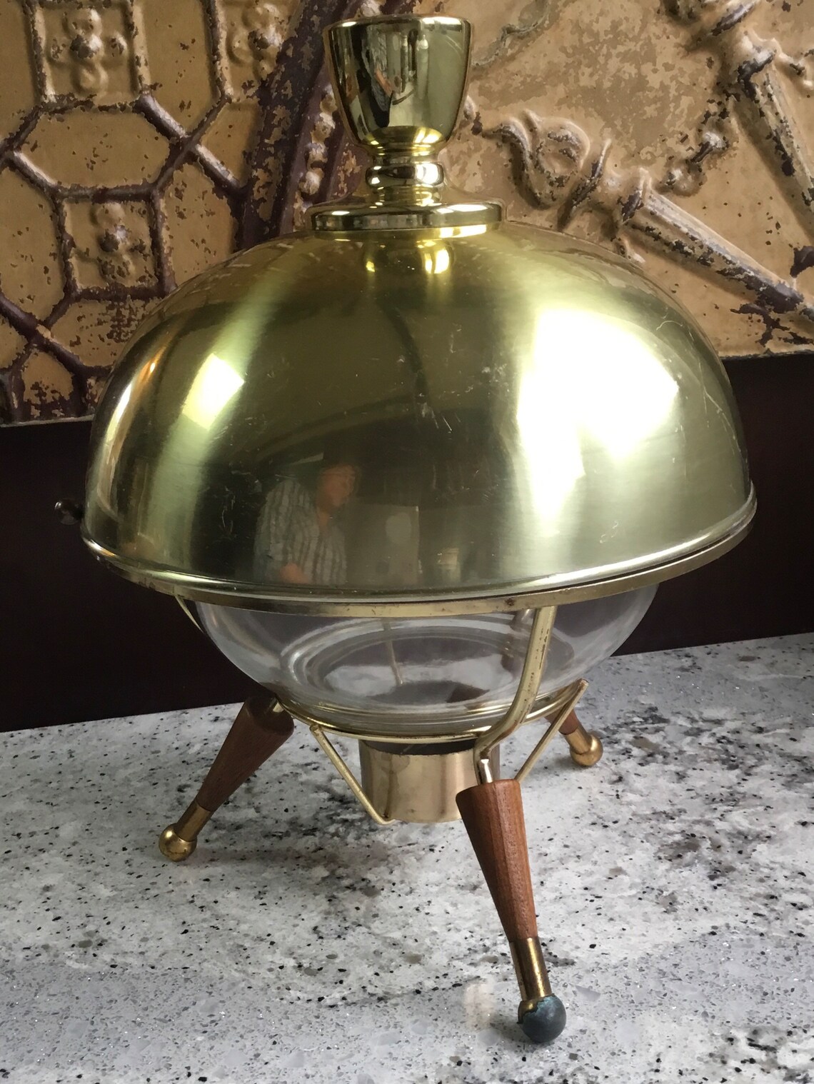 Vintage Mid Century Chafing Dish Pyrex Bowl - Etsy