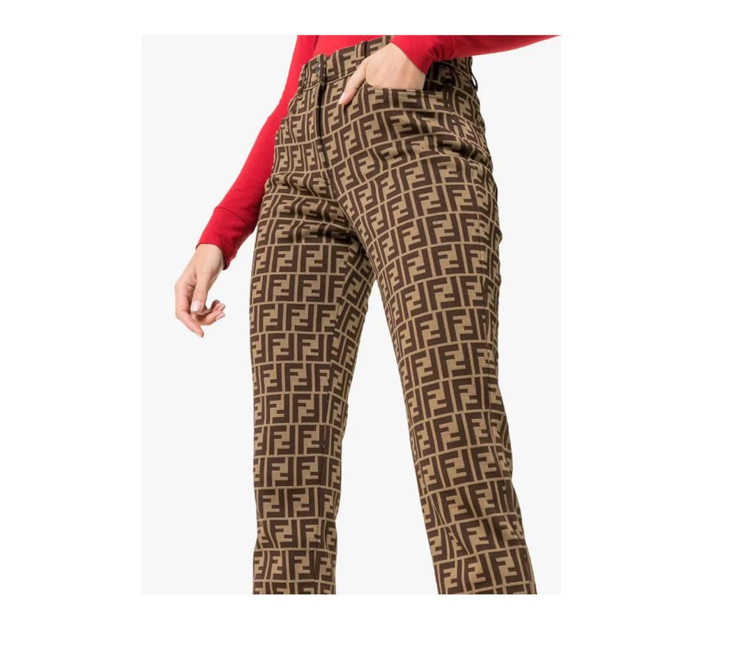 Vintage Fendi Zucca Monogram Pants - Etsy